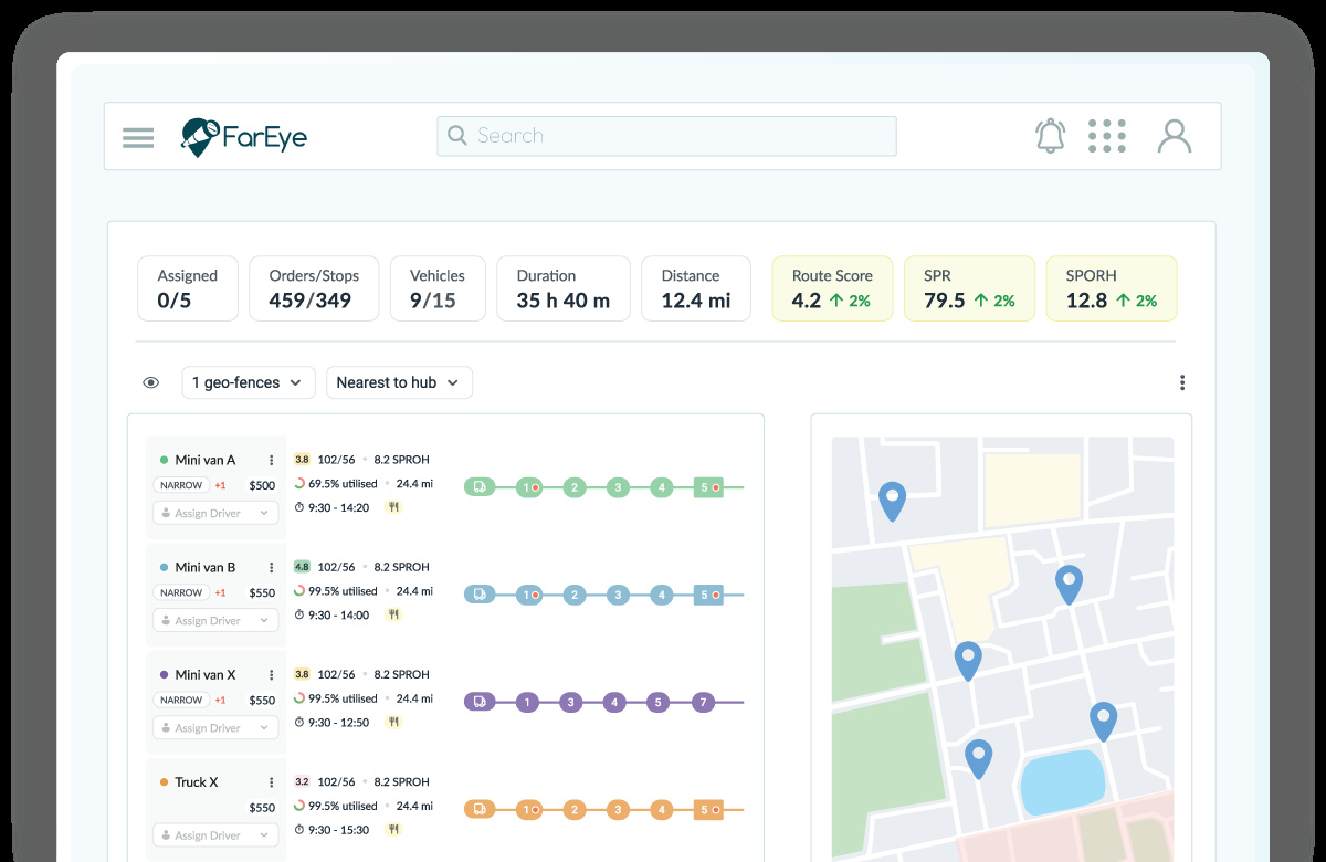 Route Optimisation Software | FarEye